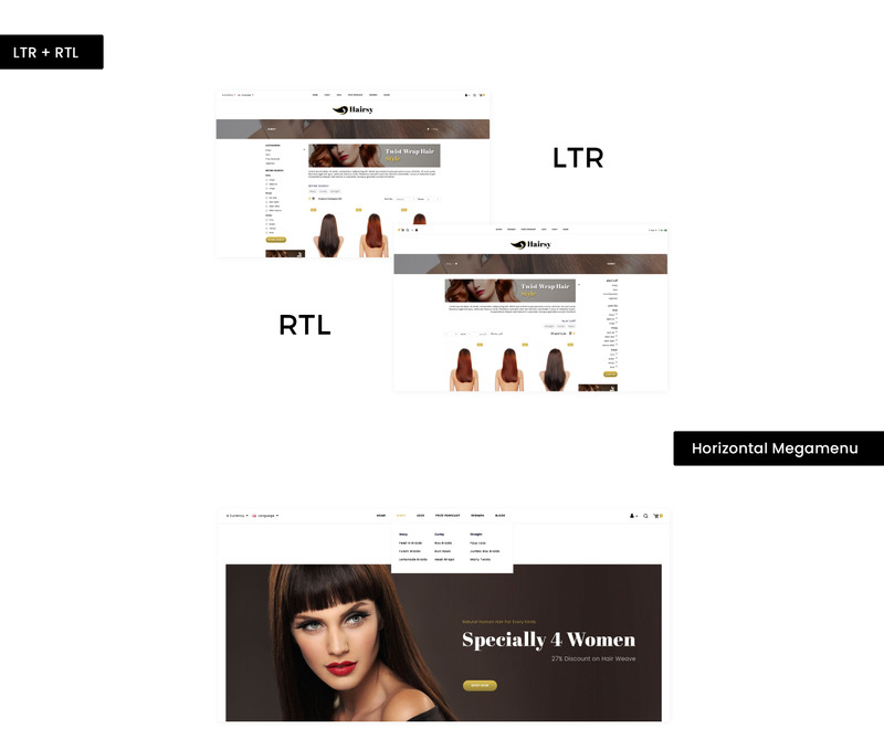 Hairsy - Multipurpose Store OpenCart Template