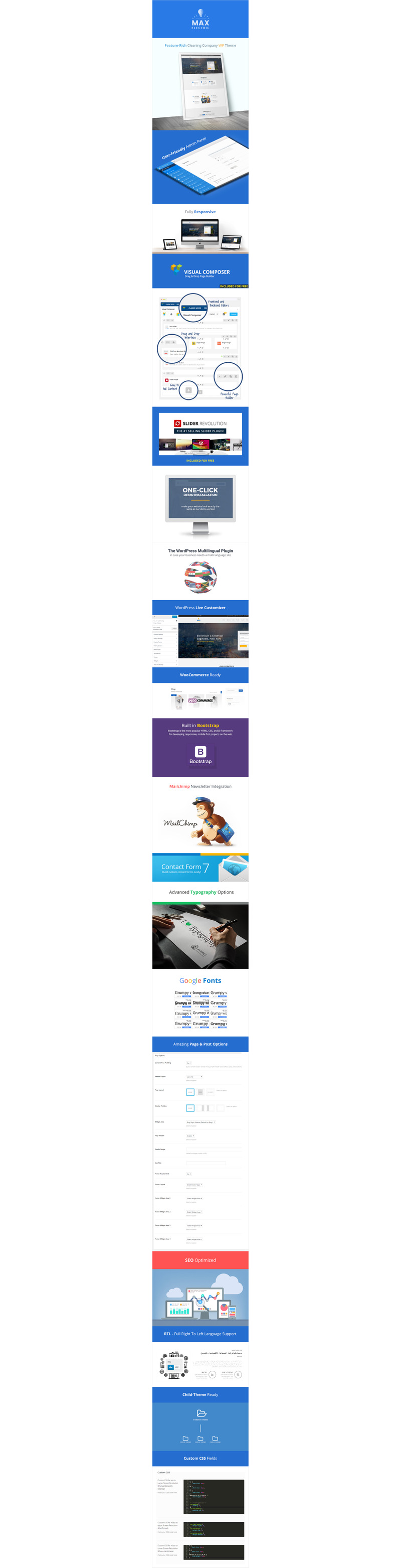 Max Electric - Electrician WordPress Theme - TemplateMonster