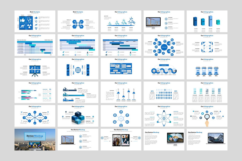 Multipurpose Bundle - Creative Business PowerPoint template