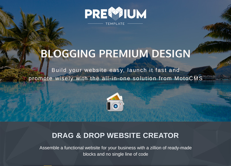 Vanessa - Blogging Moto CMS 3 Template - TemplateMonster
