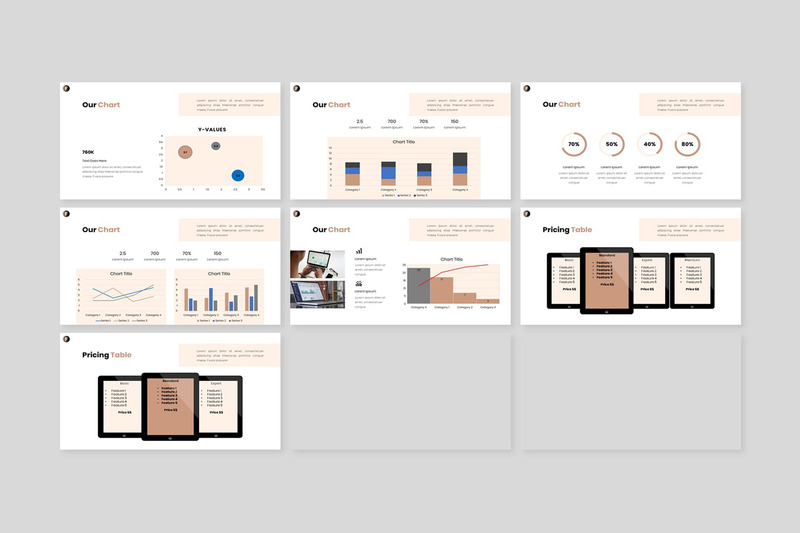 Financial - Modern Business PowerPoint template