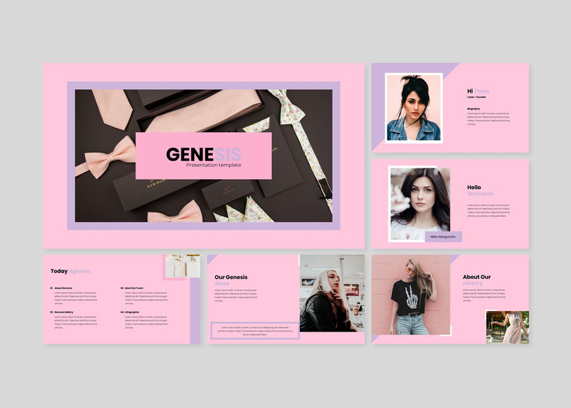 Genesis - Creative Business PowerPoint template
