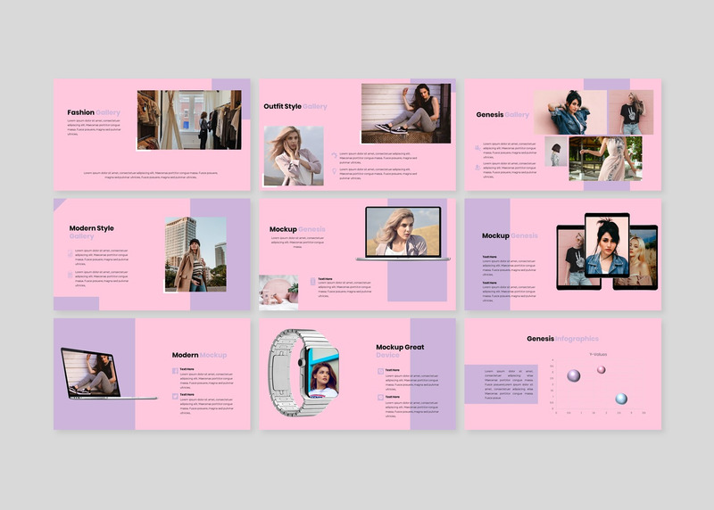 Genesis - Creative Business PowerPoint template