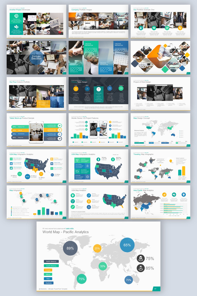 Marketofy - Ultimate PowerPoint template - TemplateMonster