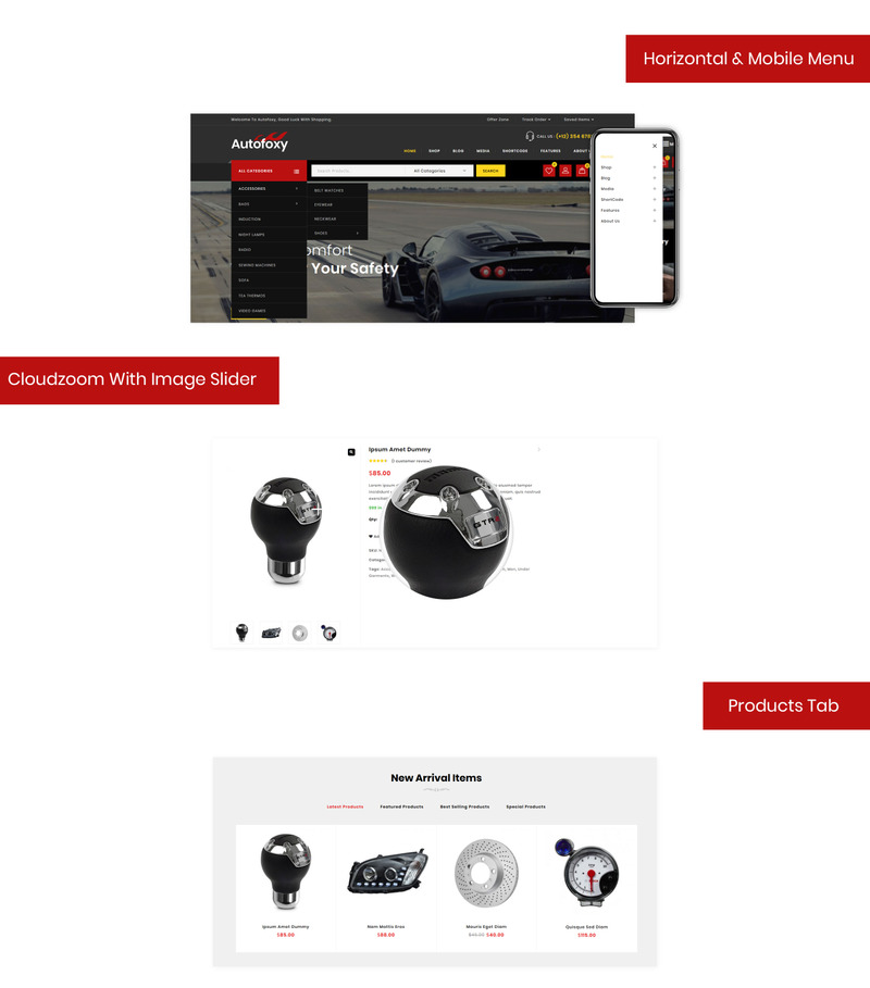Autofoxy - Auto Parts Store WooCommerce Theme