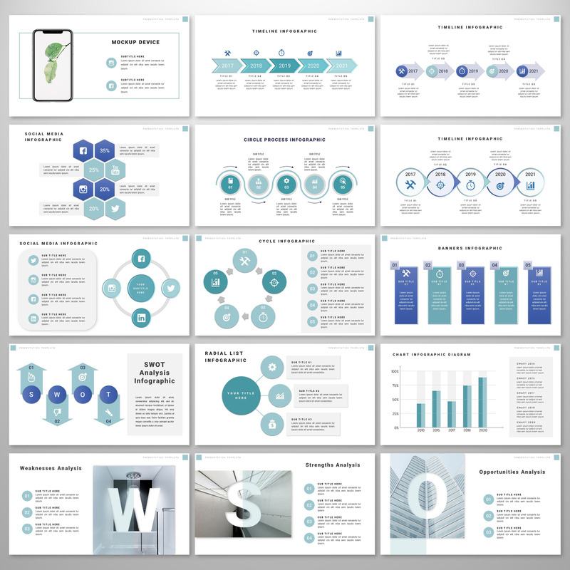 Gilli Minimalist PowerPoint template - TemplateMonster