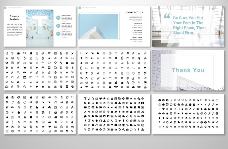 Gilli Minimalist PowerPoint template - TemplateMonster
