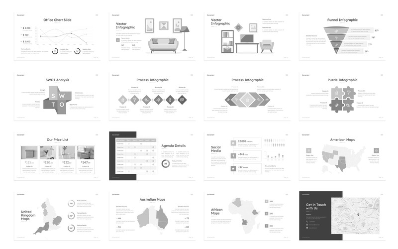 Convenient Interior Exterior Presentation PowerPoint template