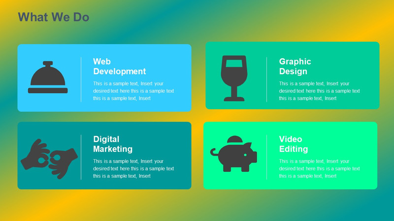 Creative Food Restaurant PowerPoint template