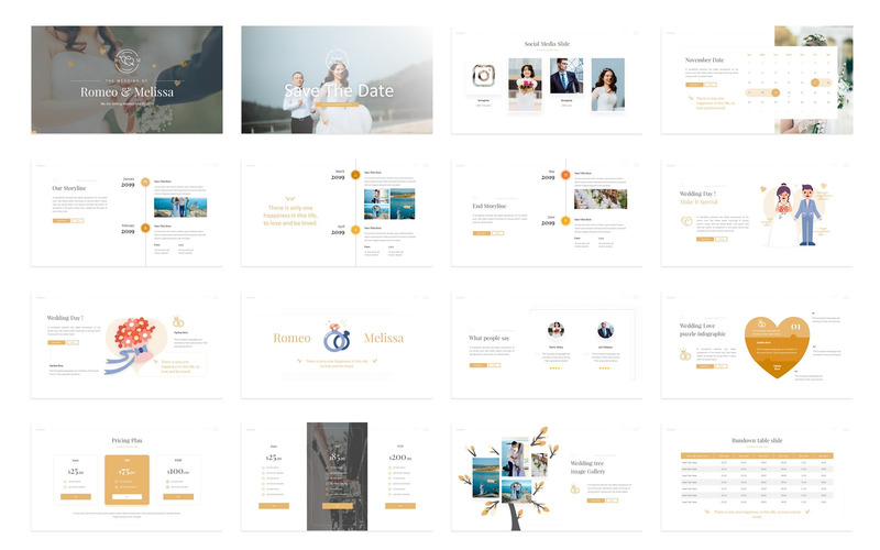 Endless – Marriage Presentation PowerPoint template