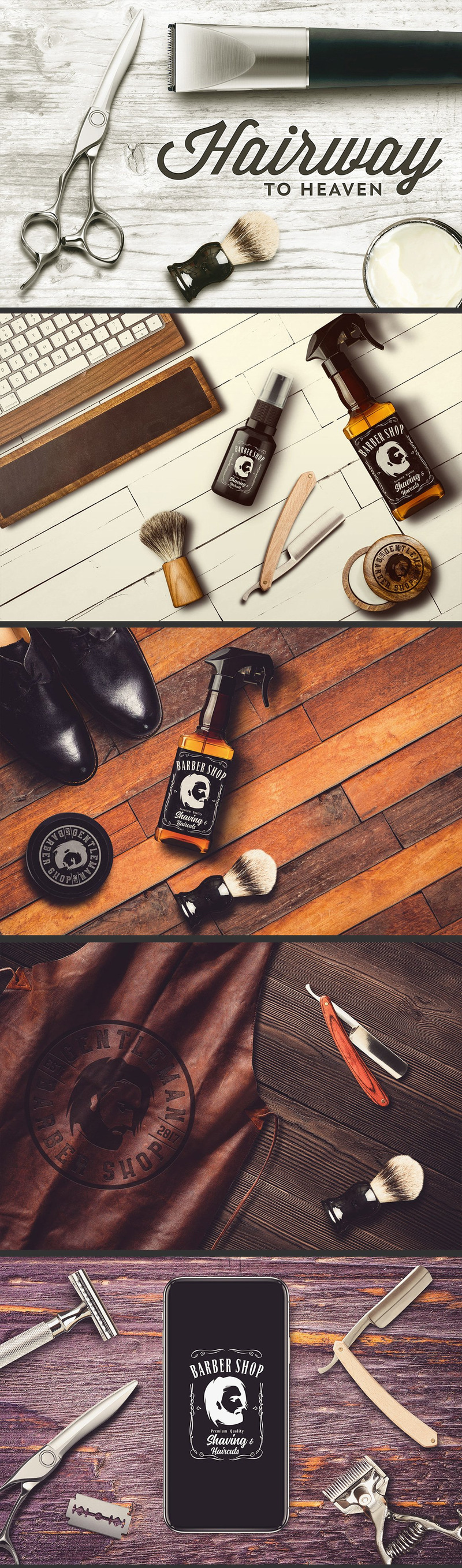 Barber Shop - Mockup Scene and Mockup Generator Product
