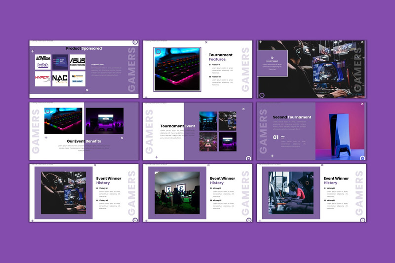 Explosive - Esport Gaming Google Slides Template