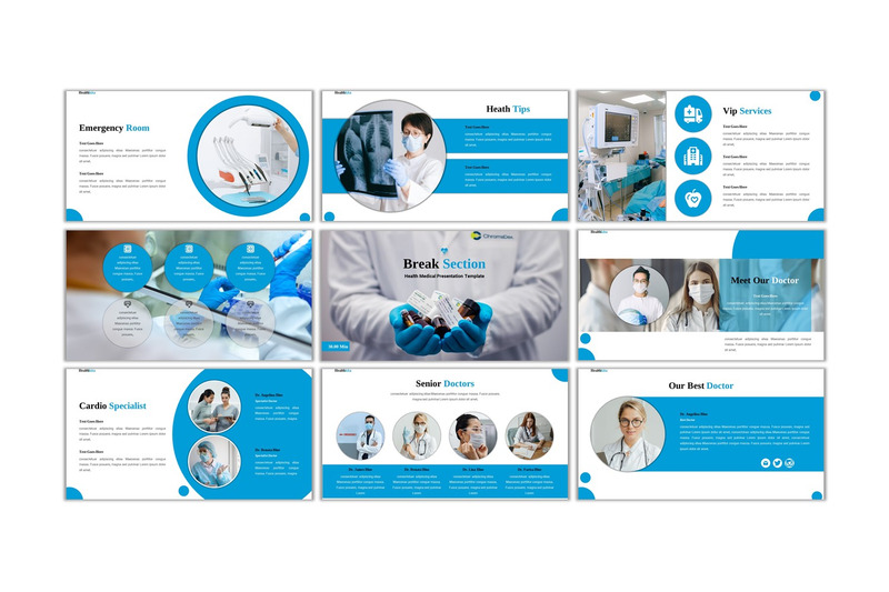 Healthy Medical Bundle Pack - Medical Powerpoint Template
