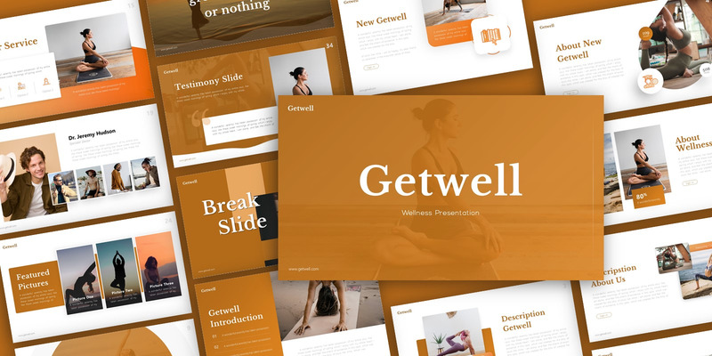 Getwell Wellness Presentation PowerPoint Template