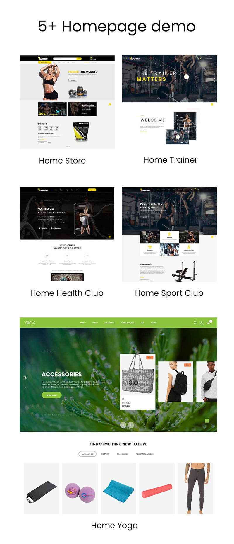 Gymtop - WordPress Elementor Theme for Gym & Fitness Websites