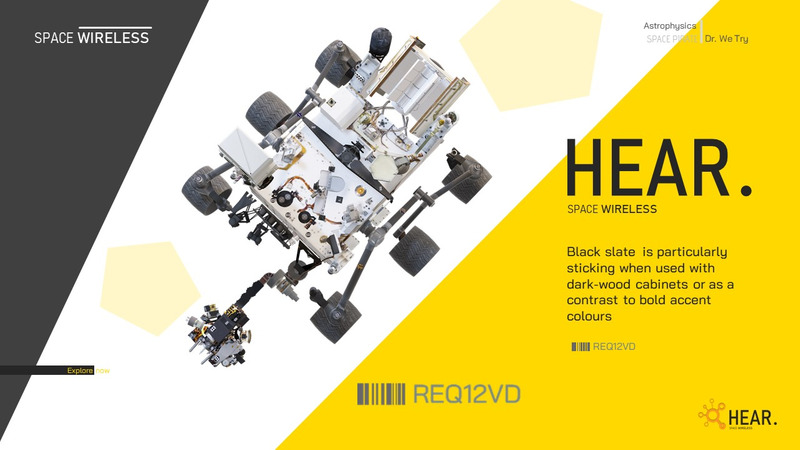 Space Rover Science PowerPoint template - TemplateMonster