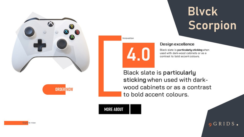 Game Console - 2021 Pitch Deck PowerPoint template