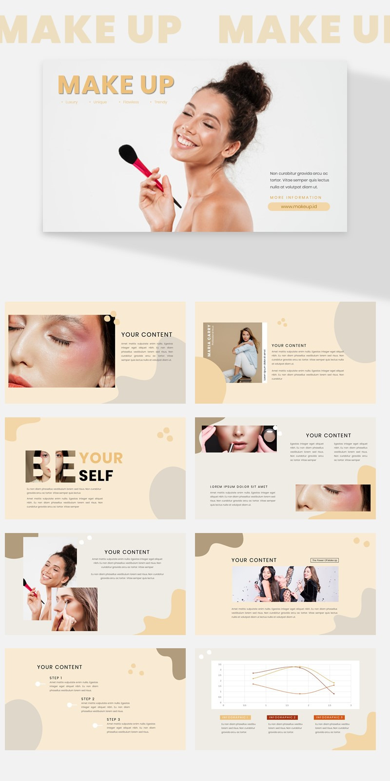 Make Up - PowerPoint #173672 - TemplateMonster