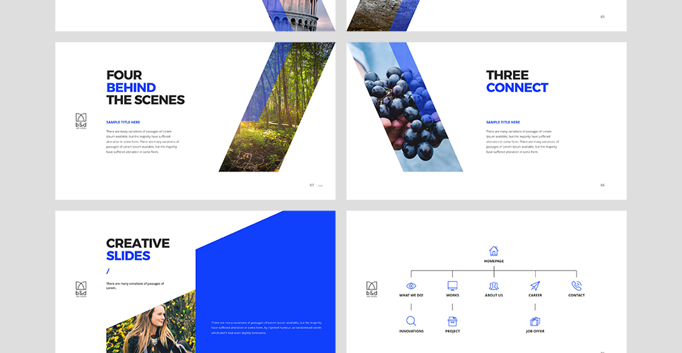 B&D - Creative Powerpoint Theme PowerPoint Template #64140