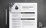 Floral CV / Resume Template #70971