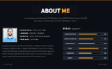 Phantom Portfolio/CV Resopnsive Website Template #65862