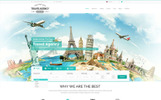 Travel Agency Website Template #65337