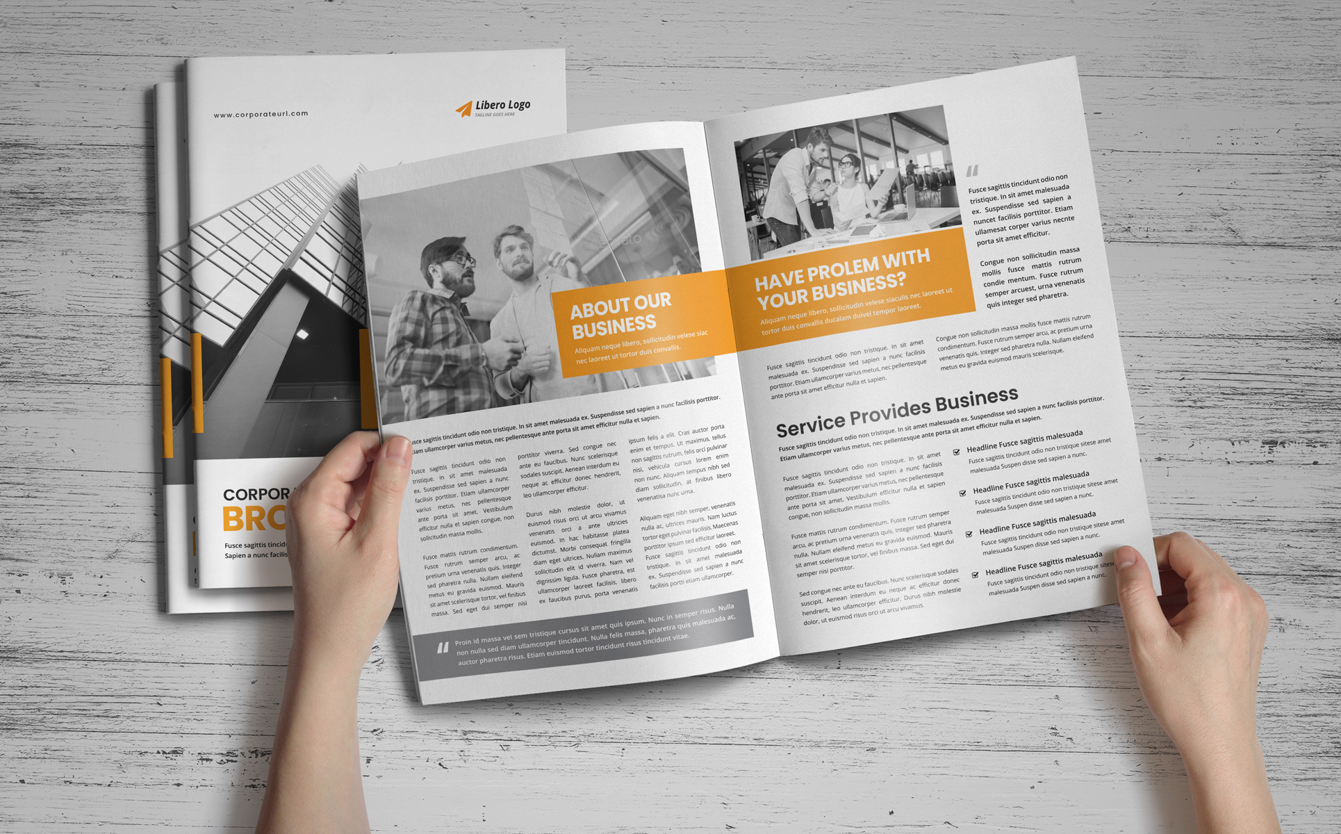 Corporate Brochure Design Corporate Identity Template #73903