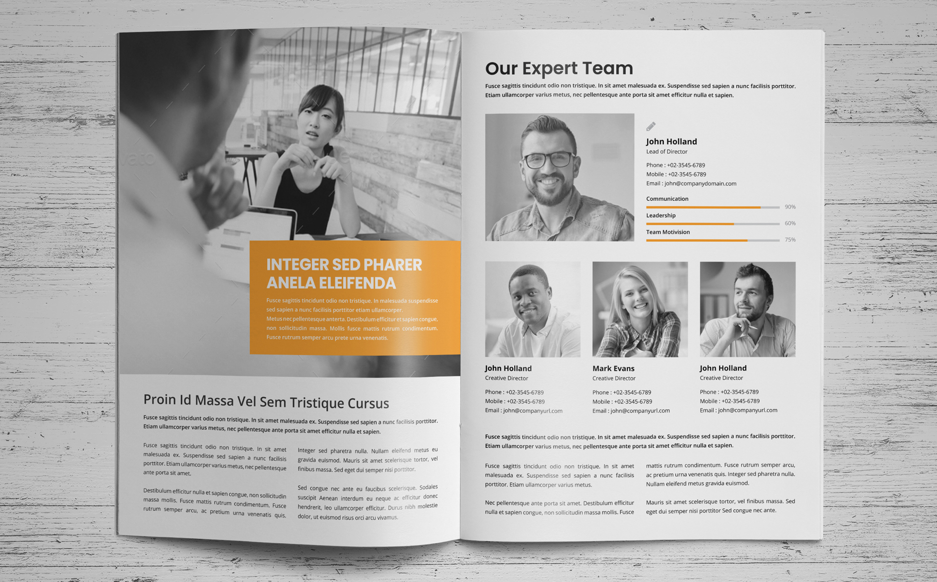 Corporate Brochure Design Corporate Identity Template #73903