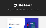 Neteor - Creative Multipurpose HTML5 Web Templates Landing Page ...