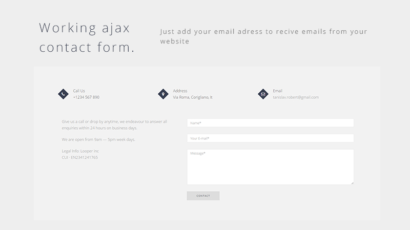 Looper - Multipurpose One/Multi Page Website Template #64562