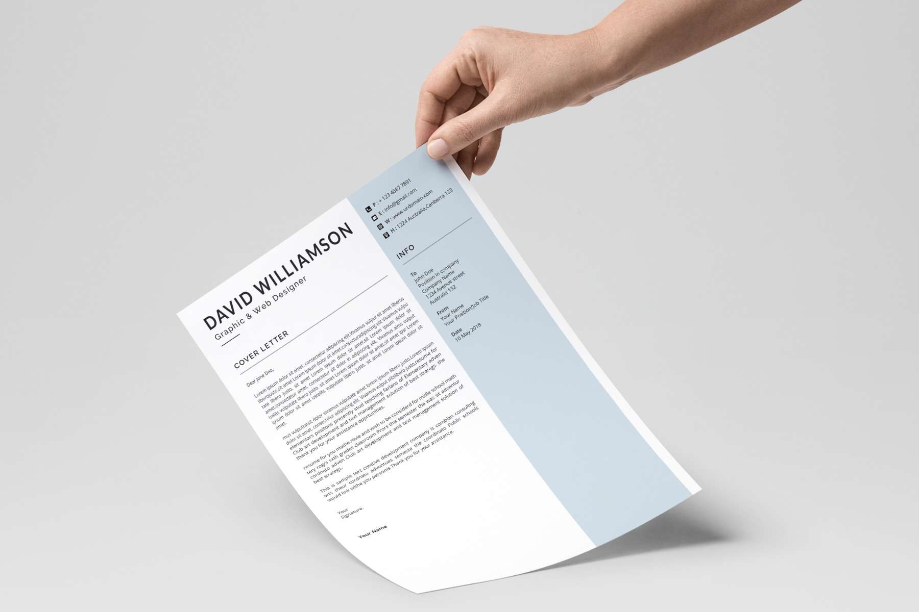 David Williamson - Resume Template #77383