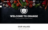 Orange - One Page Bootstrap Theme Website Template #65911