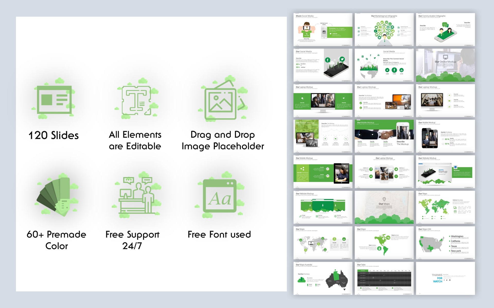 2019 Startup Business PowerPoint Template #80142