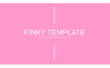 Pinky PowerPoint Template #82902