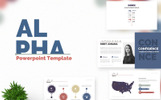 Alpha Presentation PowerPoint Template #66755
