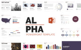 Alpha Presentation PowerPoint Template #66755