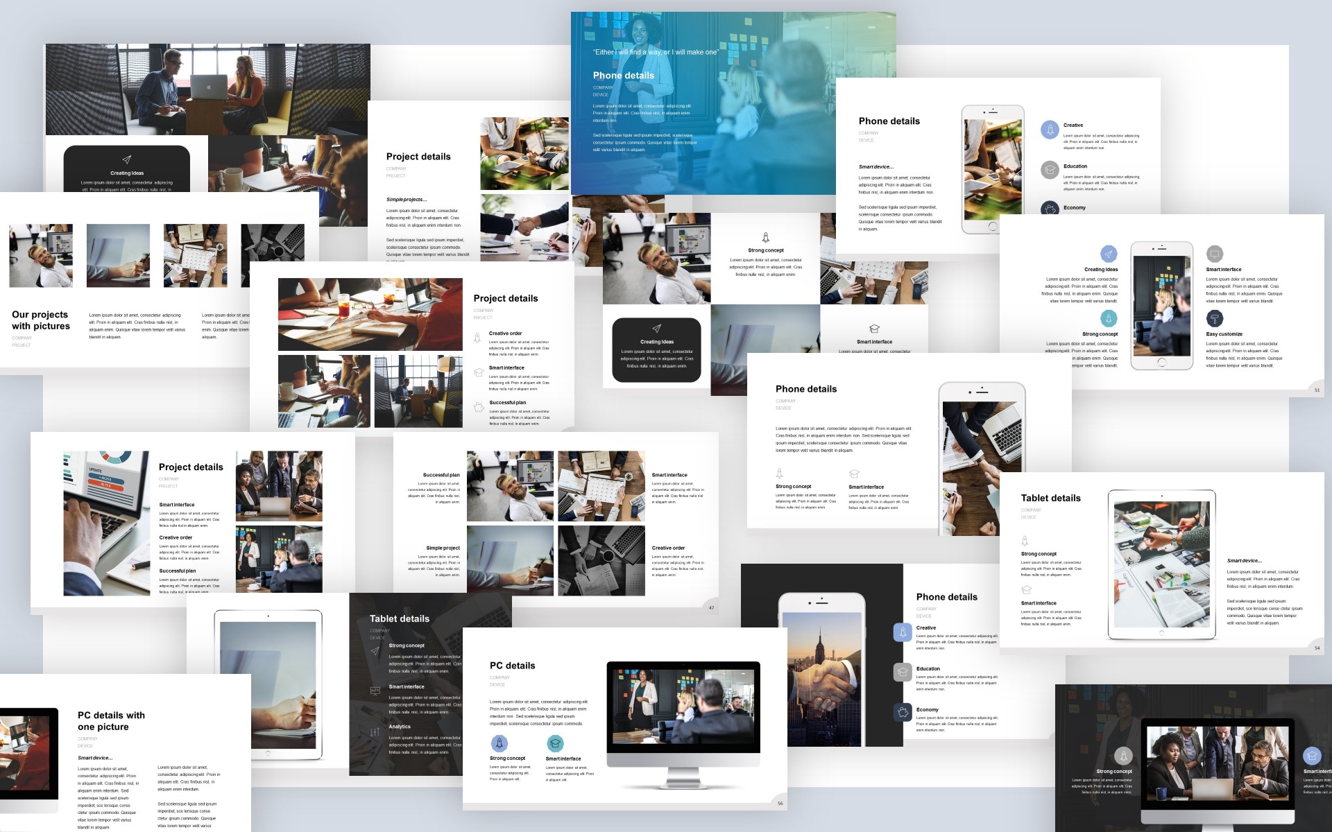 Animated PowerPoint Template #84341