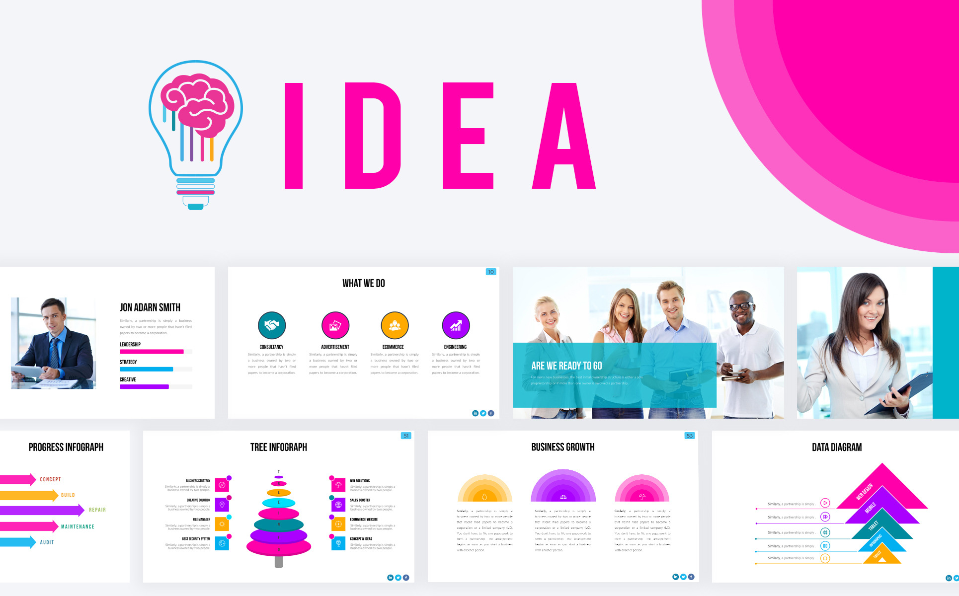 IDEA PowerPoint Template Free Download Download IDEA PowerPoint Template