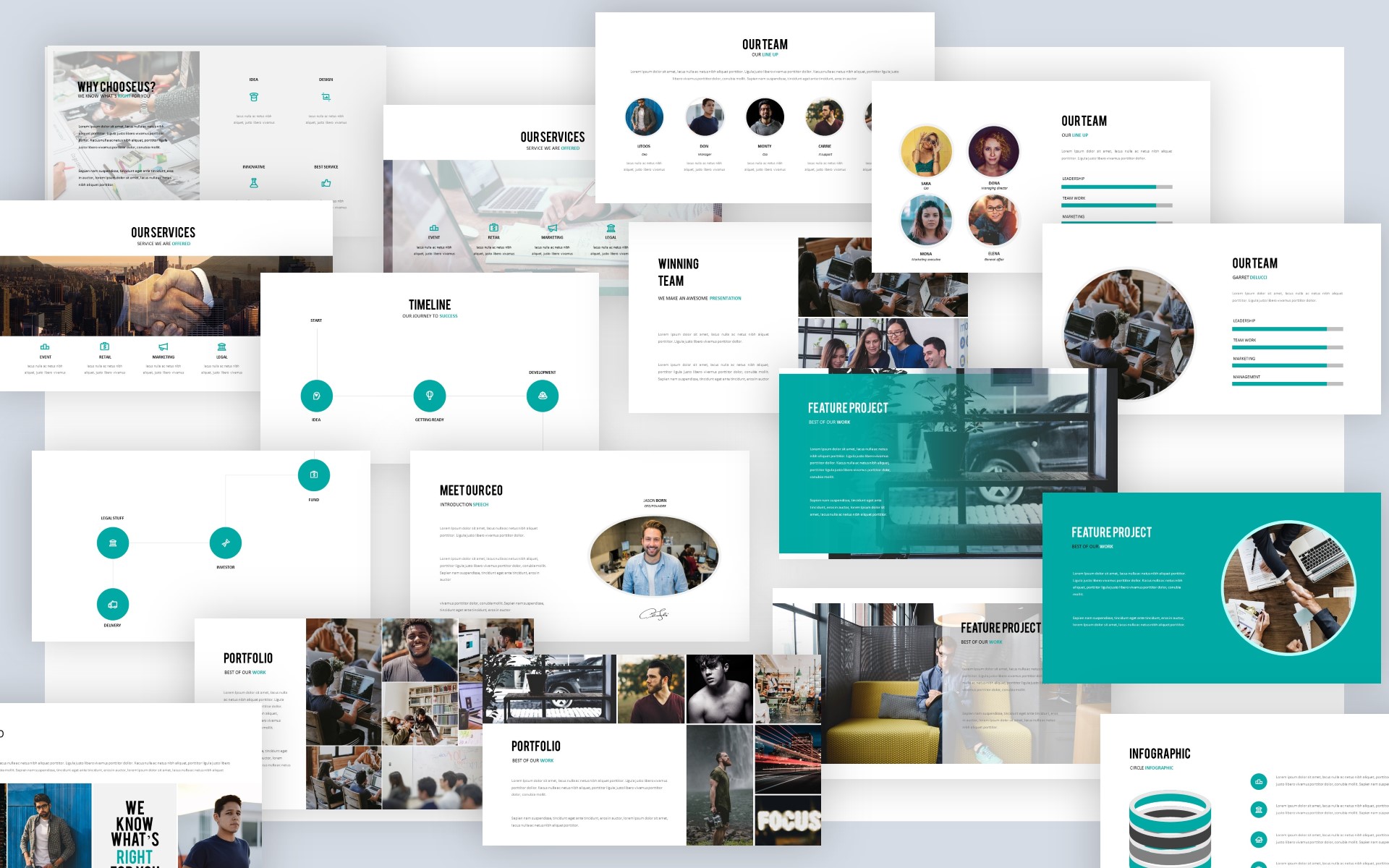 Influencer-Business PowerPoint Template #84305