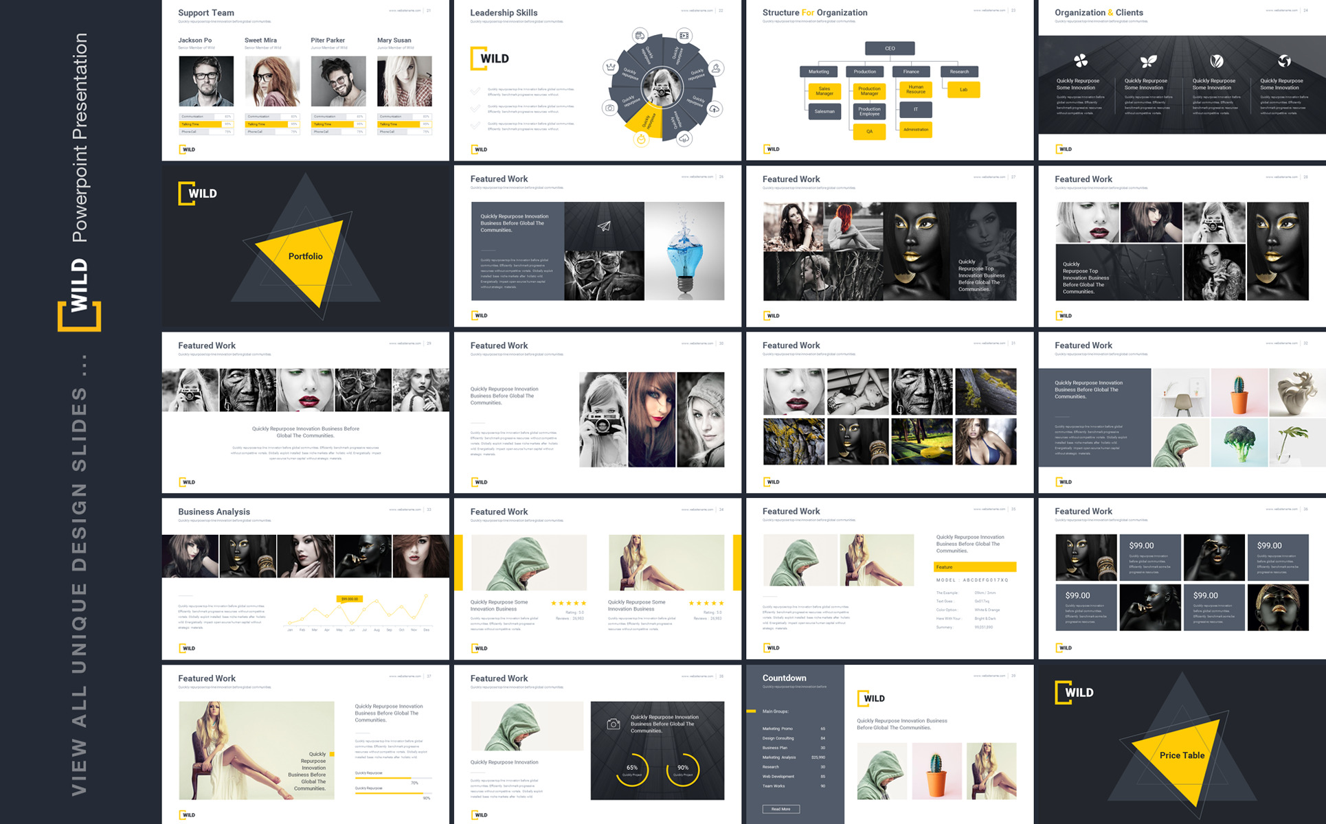 Minimal Modern Clean Simple Creative Corporate Powerpoint Presentation PowerPoint Template 