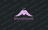 Angel Heart Logo Template #66189