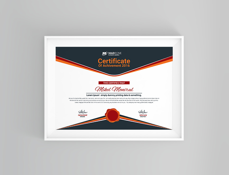 Computer Training Certificate Template 66277