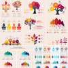 Tree Bundle - Infographic Elements #66482
