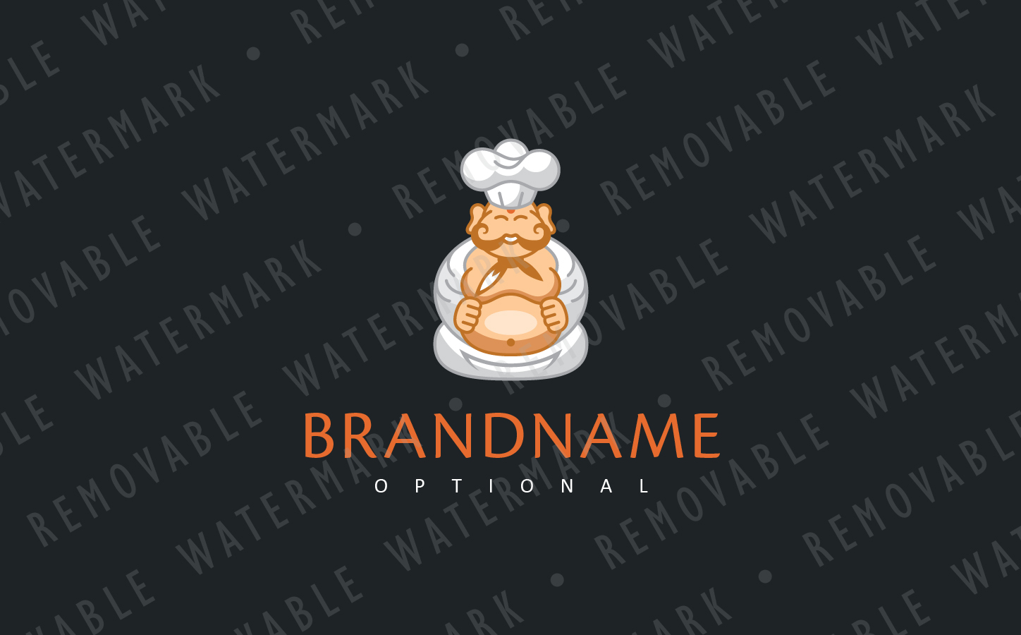 Chef Buddha Logo Template #66954