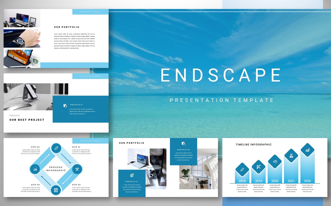 Endscape - PowerPoint Template PowerPoint Template #99792