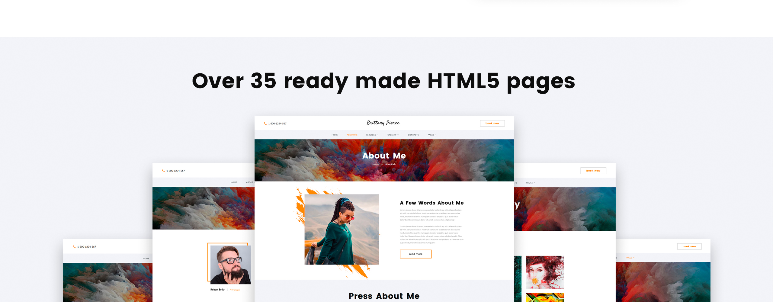 Artist Portfolio Multipage HTML5 Template